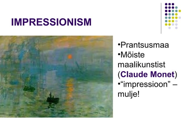 3 impressionism | PPT