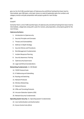 Roadmap for dsa and cybersecurity...docx