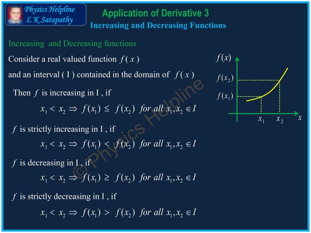 Application of Derivative 3 | PPT