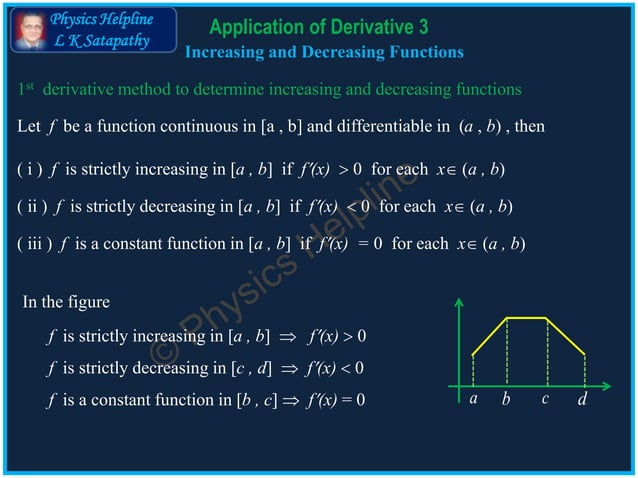 Application of Derivative 3 | PPT