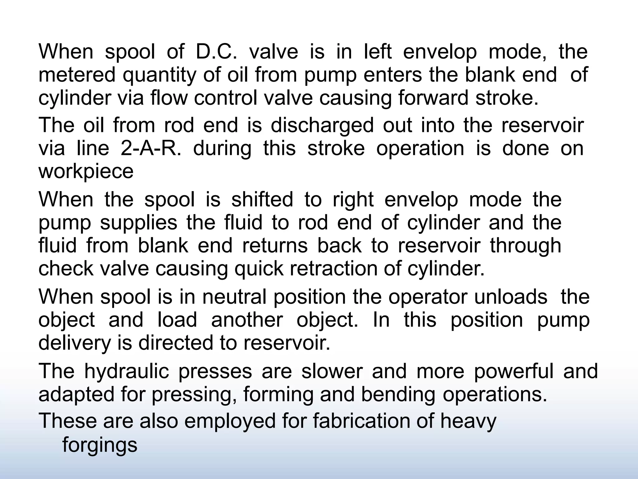 3 industrial hydraulic circuits shapping, milling, drilling | PPTX