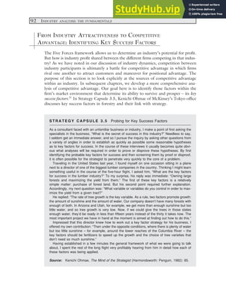 3 Industry Analysis The Fundamentals | PDF