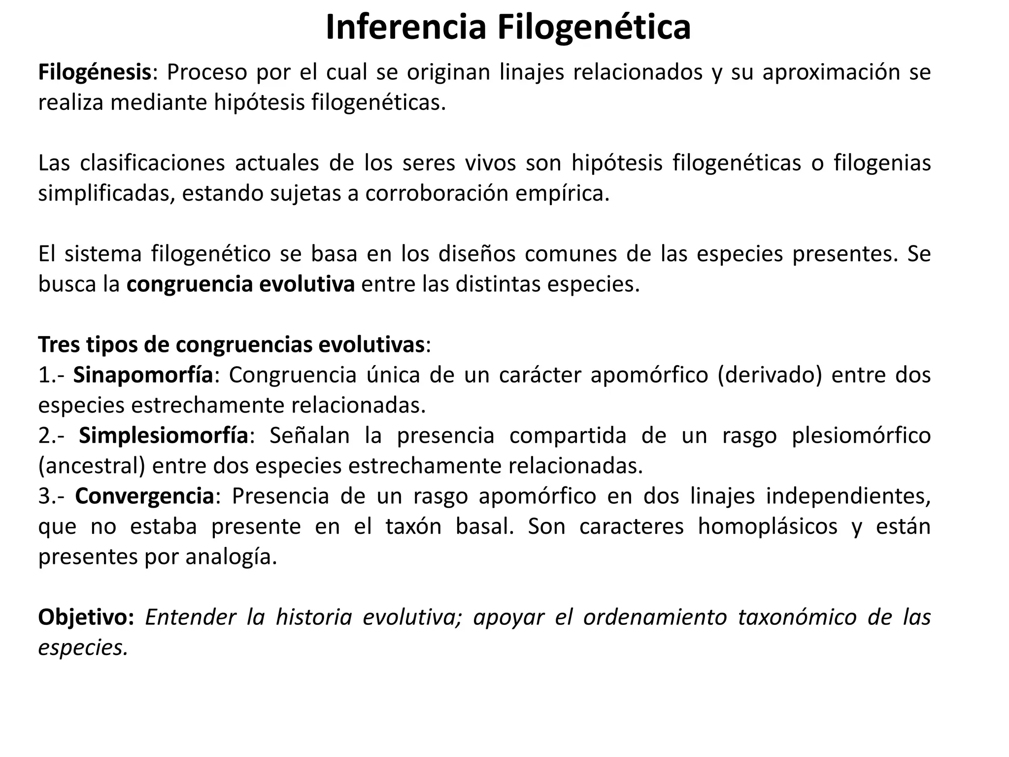 Inferencia filogenética- arboles- filogenia | PPTX