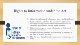 Information laws and rte | PPTX