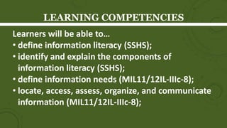 3 Information Literacy Performance Task Project Audio-Visual ...