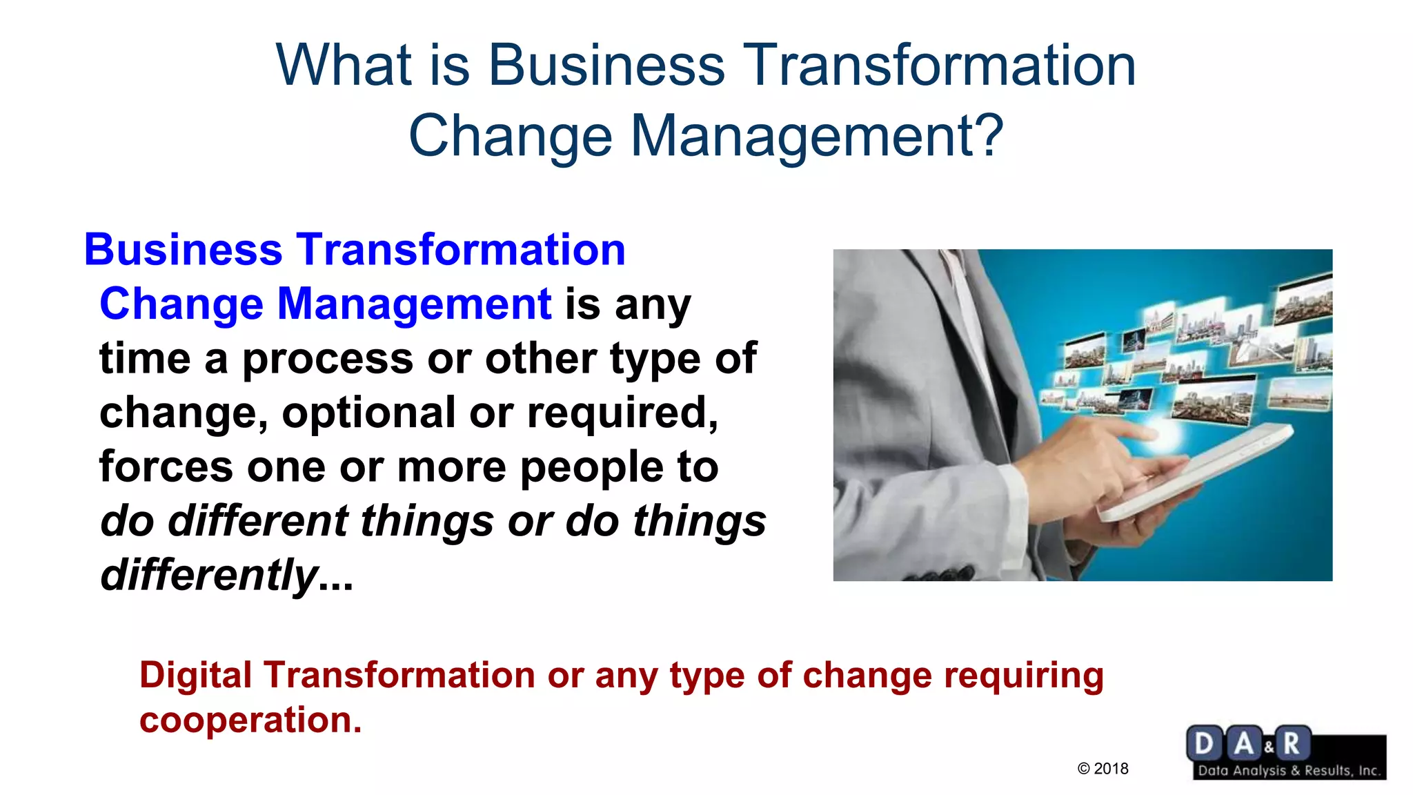 3 Why's to use Business Transformation Change Management | PPTX