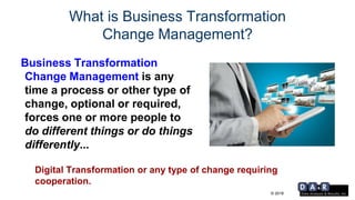 3 Why's to use Business Transformation Change Management | PPT