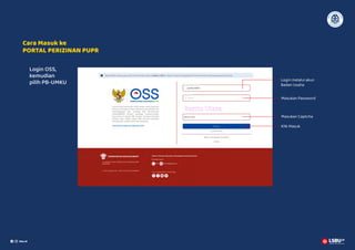 Input portal oss untuk data sertifikasi perusahaan | PPT