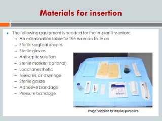 3 insertion and removal of implanon ppt | PPT
