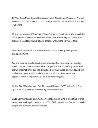 Inspirational quotes and wishes