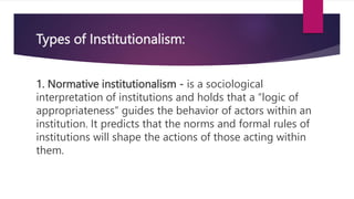 3Institutionalism.pptx