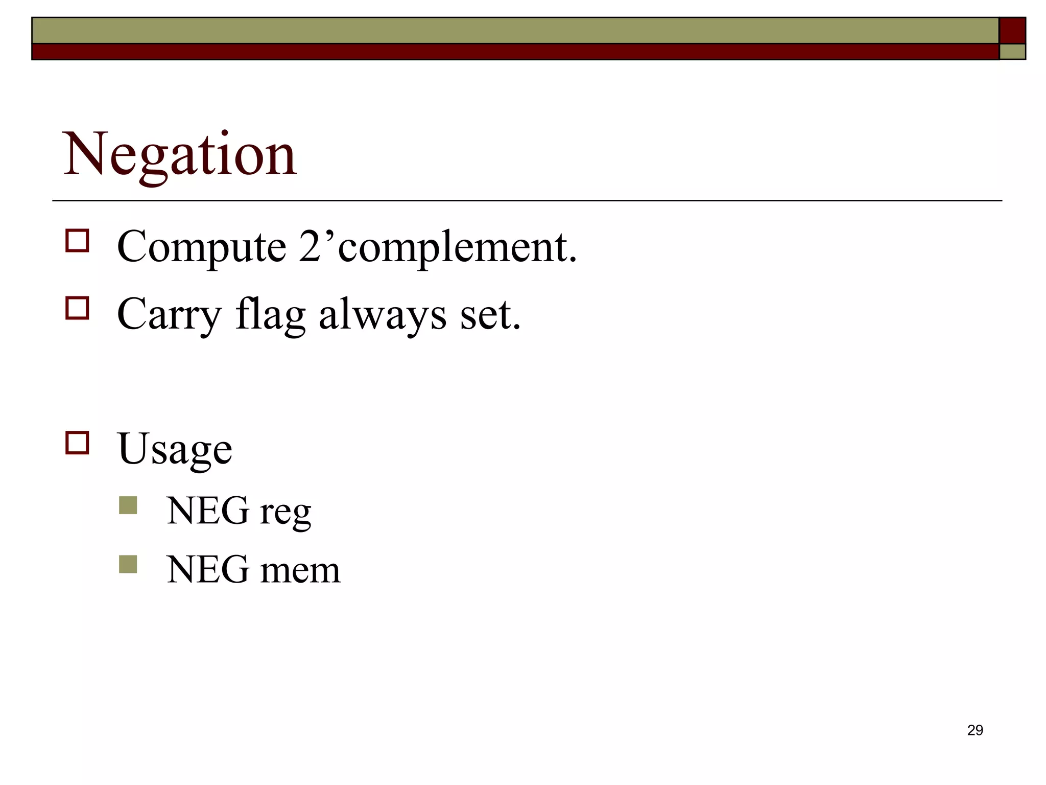 8086 instruction set | PPT