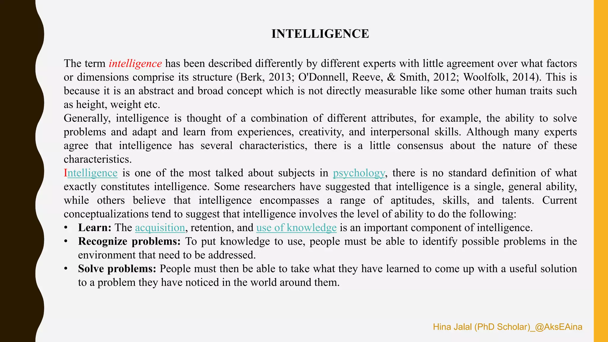Intellectual development | PPT