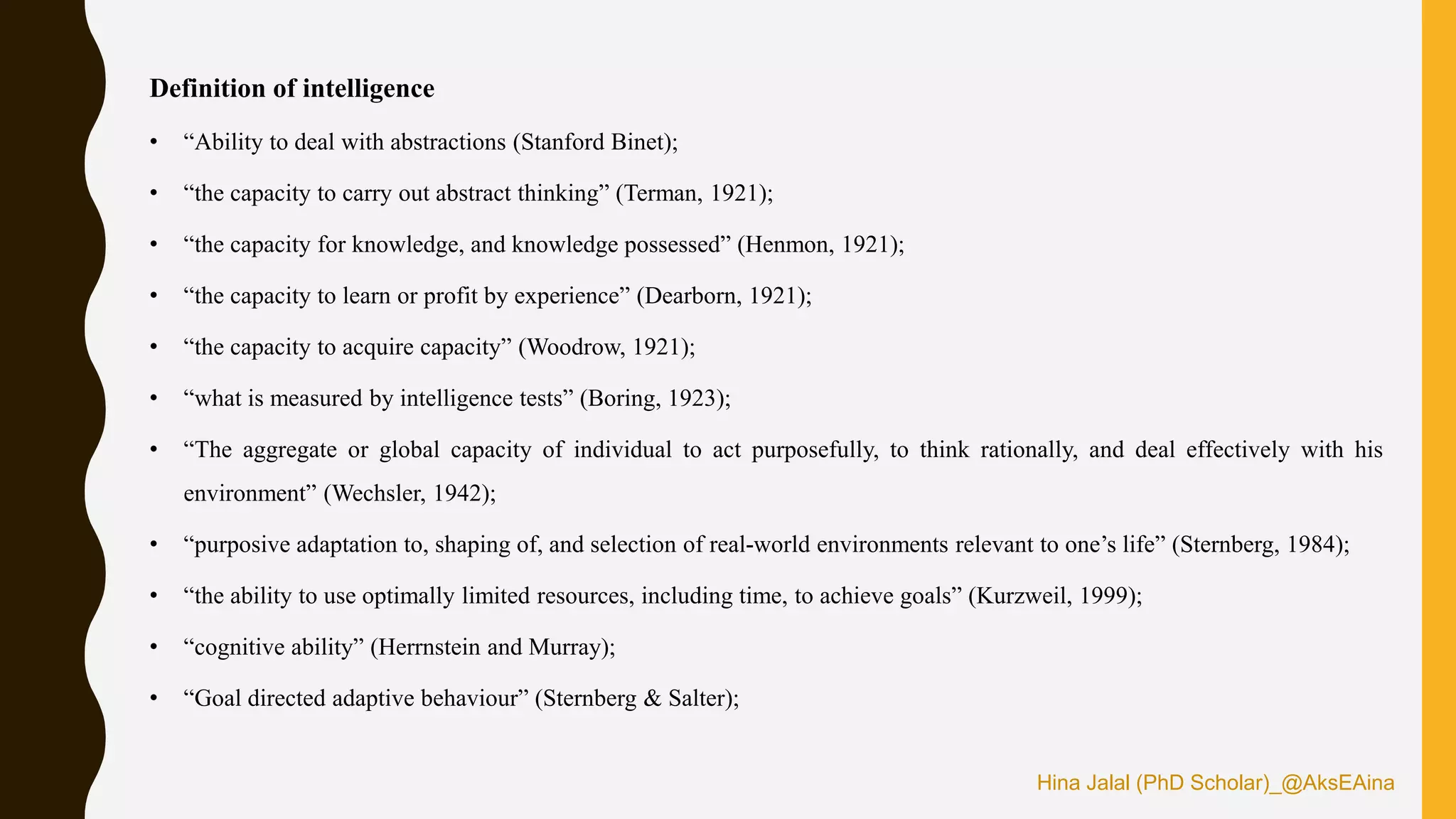 Intellectual development | PPT