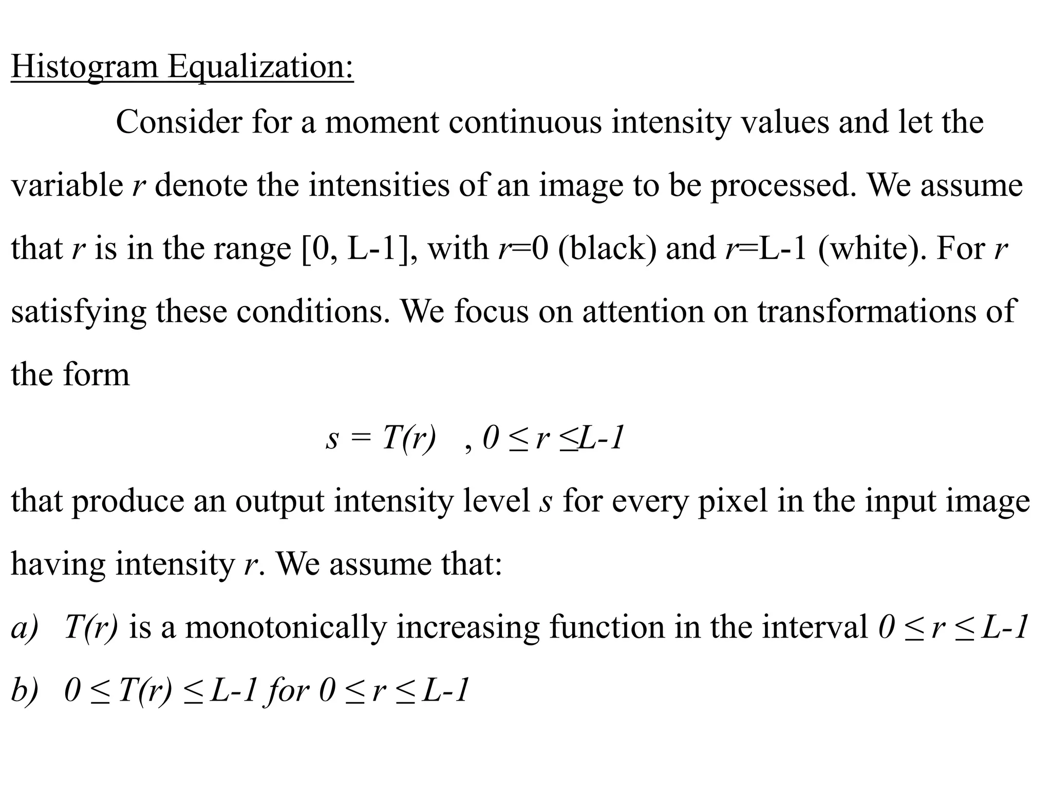 3 intensity transformations and spatial filtering slides | PPT