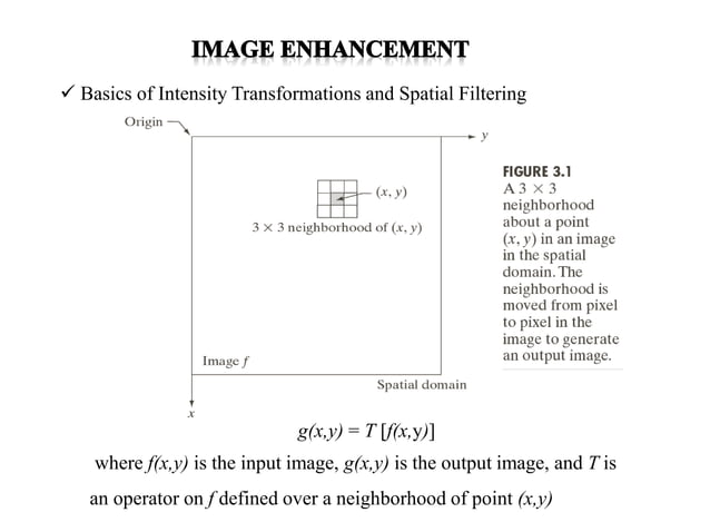 3 intensity transformations and spatial filtering slides | PPT