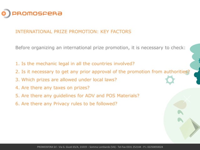 International Prize Promotions | PPT