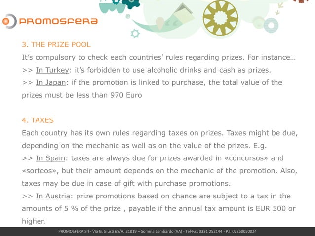 International Prize Promotions | PPT