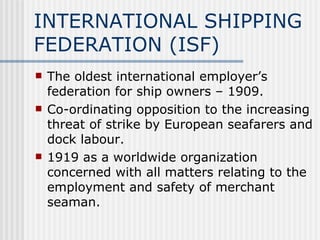 3 international shipping organization | PPT