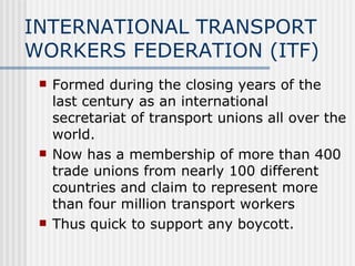 3 international shipping organization | PPT