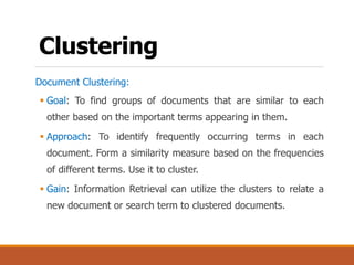 3 Data Mining Tasks | PPT