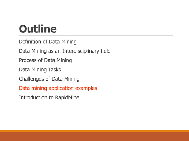 3 Data Mining Tasks Ppt