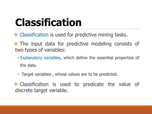 3 Data Mining Tasks | PPT