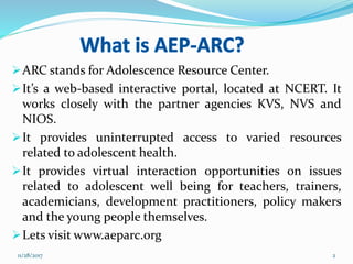 introduction to aep arc | PPT