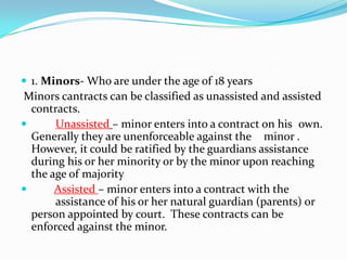 introduction to contract law termination of offer etc | PPT