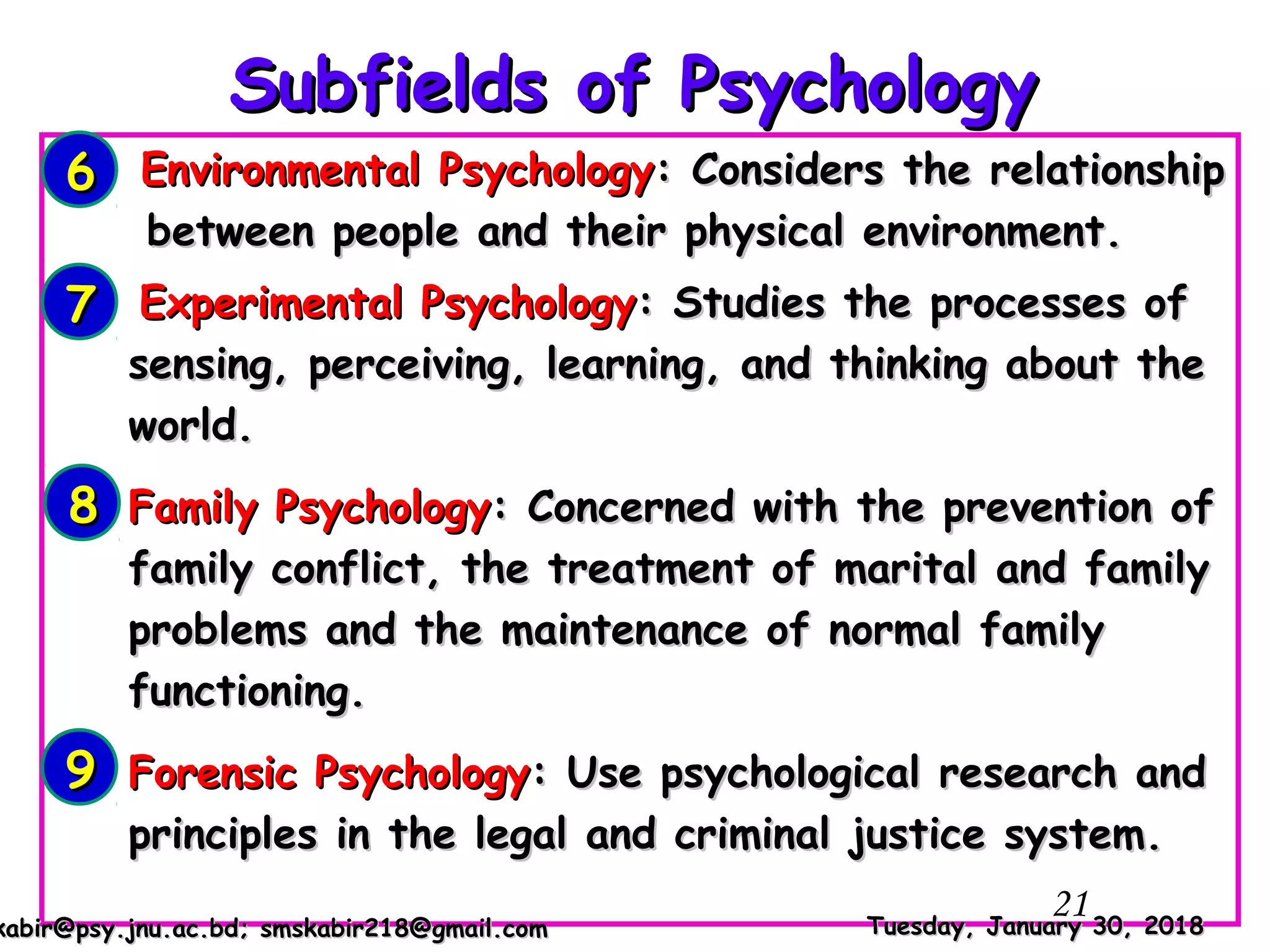 Introduction to Psychology | PPT