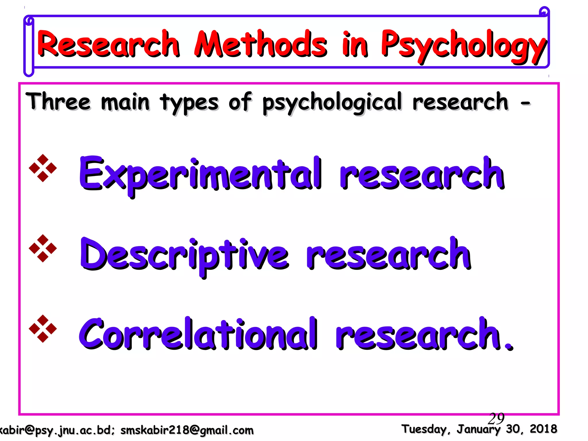 Introduction to Psychology | PPT
