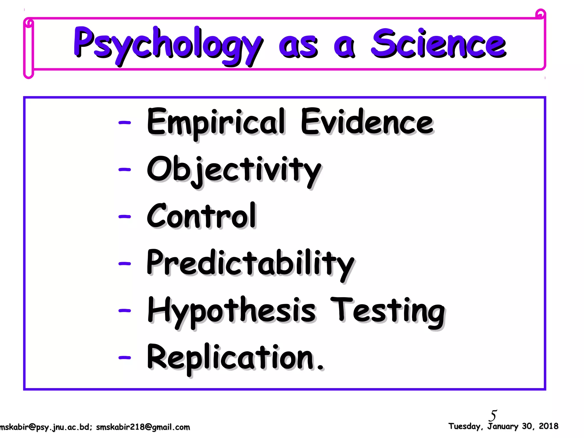 Introduction to Psychology | PPT