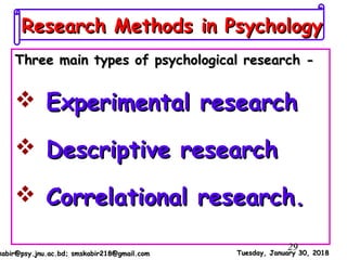 Introduction to Psychology | PPT