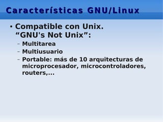 Introducción al sistema operativo gnu/linux | PDF