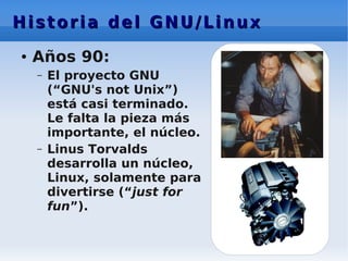 Introducción al sistema operativo gnu/linux | PPT