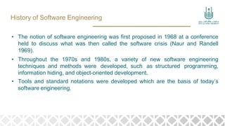 Introduction to Software engineering ch03 | PPT