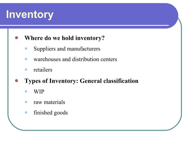 3 Inventory Management And Risk Pooling | PPT | Logistics | Business
