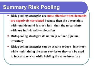 3 Inventory Management And Risk Pooling | PPT
