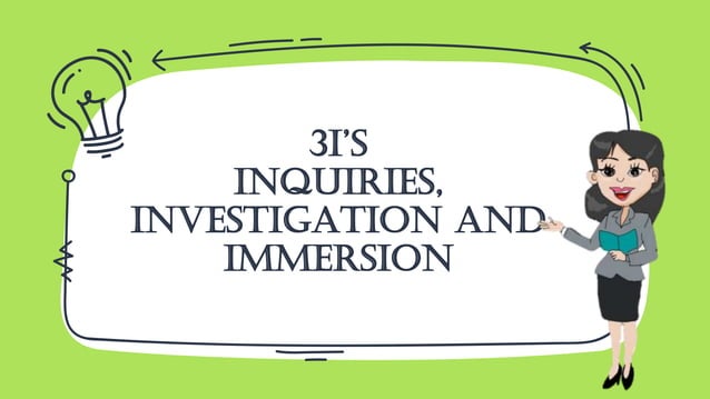 3I's.pptx | Education