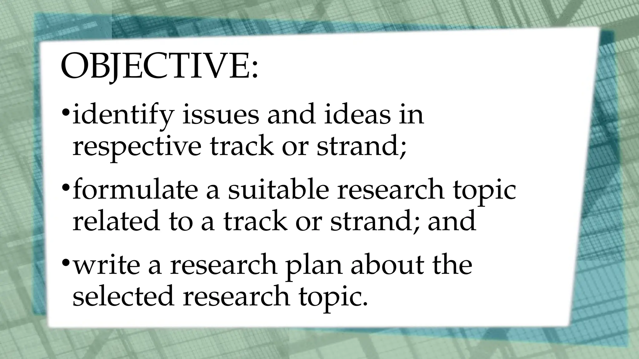 Lesson 1- Brainstorming for Research Topics | PPTX