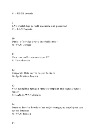 3 ISE 510 Security Risk Analysis & Plan Week 8 HW De.docx