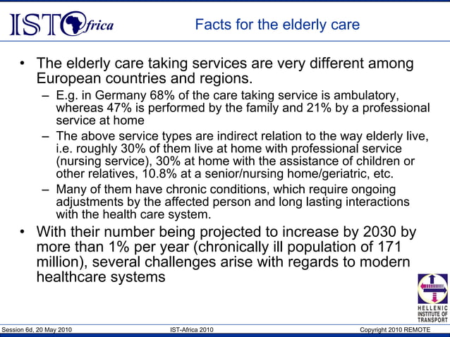 3. Use cases and scenarios for remote support of the elderly to live ...