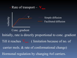 Transport across cell membrane PPT for medical students | PPT