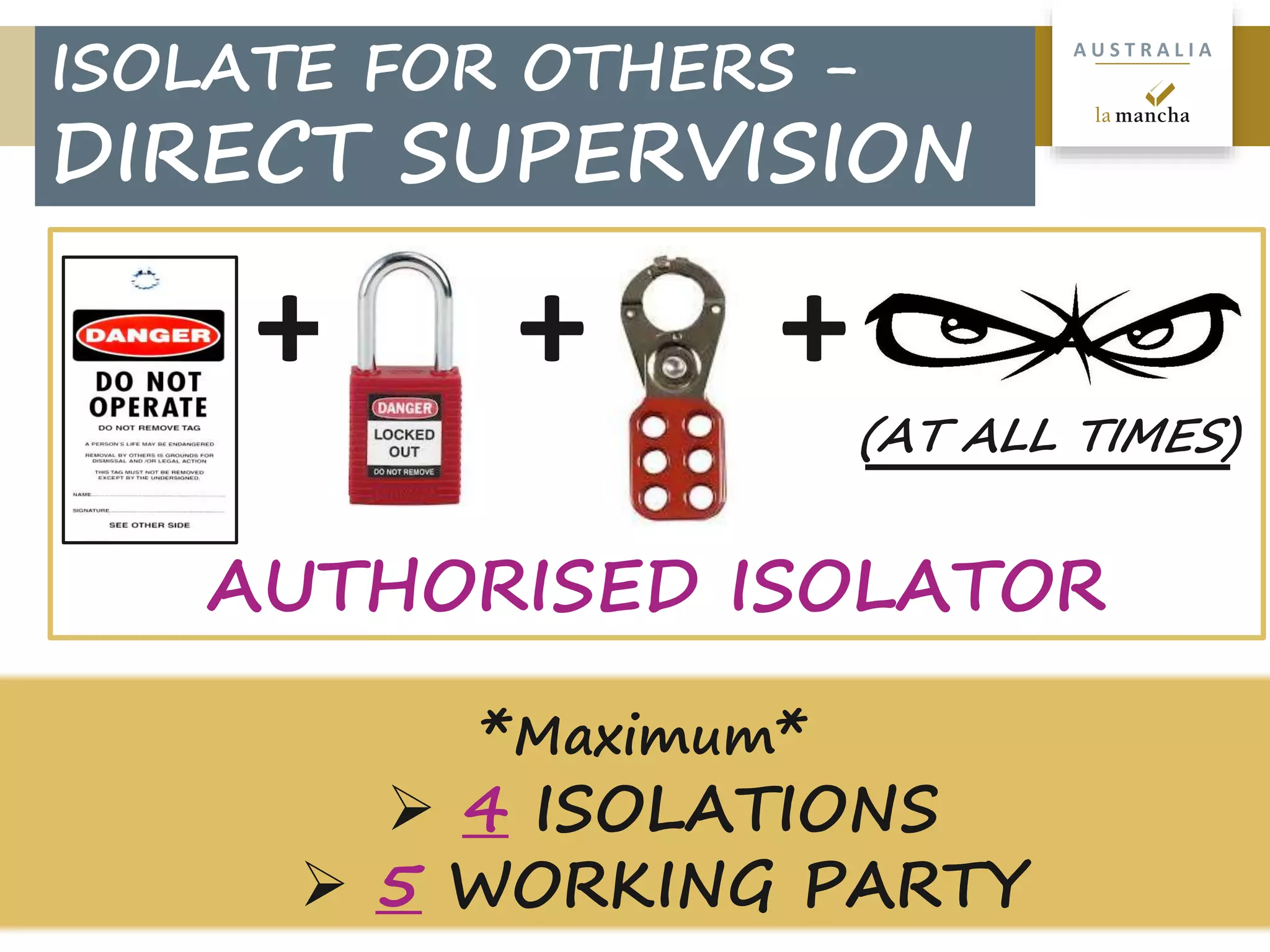 Hazardous energy isolation | PPTX