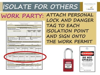 Hazardous energy isolation | PPTX