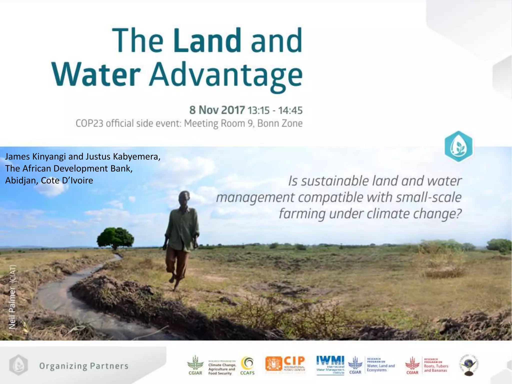 A supporting enabling environment in Africa, including role of credit ...