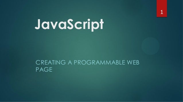 3. Java Script