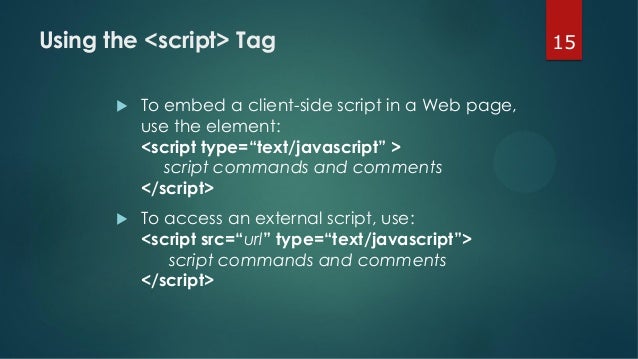 3. Java Script