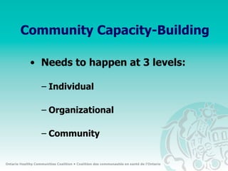 Community Engagement and Capacity Building in Cultural Planning | PPT