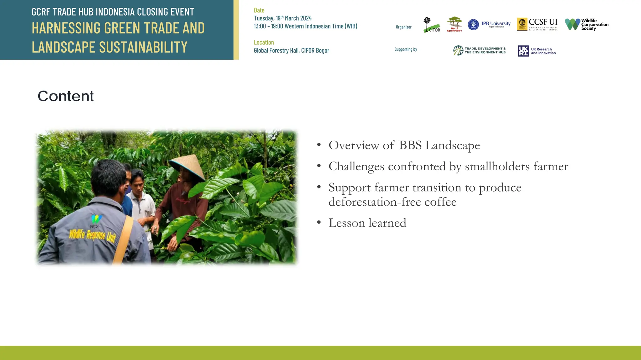 Supporting Farmer Transition to Produce Deforestation-Free Coffee | PDF